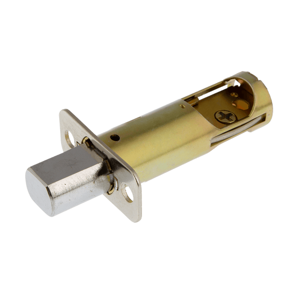 Deadbolt Latch with Chrome Tongue in Bright Chrome - Ageless Iron Hardware